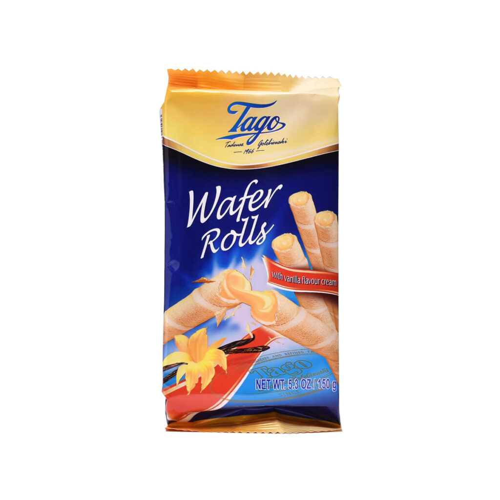 Tago Vanilla Wafer Rolls | Shalla Trading Wholesale UK